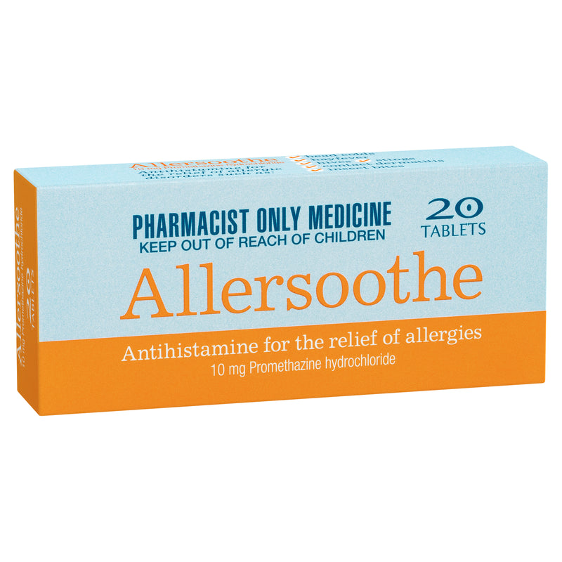ALLERSOOTHE 10mg Tablets 20 — Highbrook Pharmacy