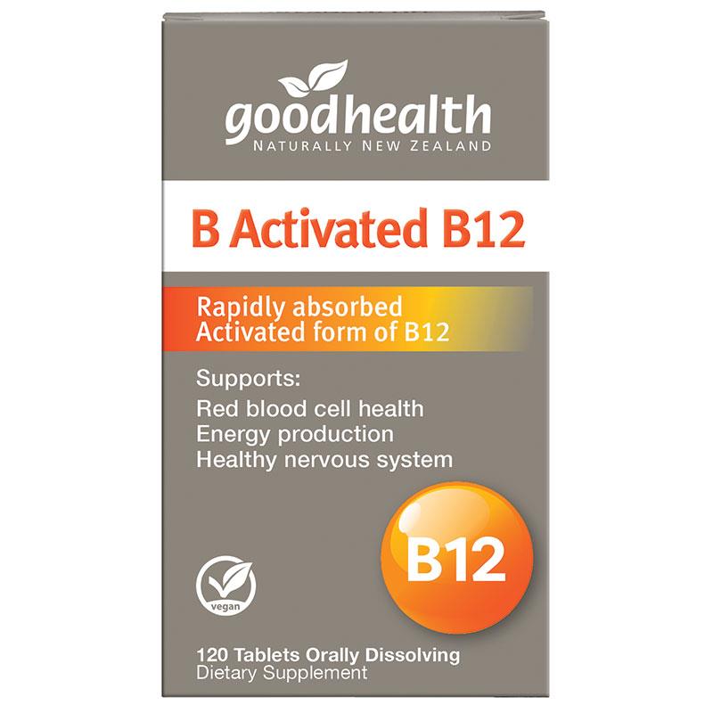 Good Health B Activated B12 Orally Dissolving Tablets 120 — Highbrook ...