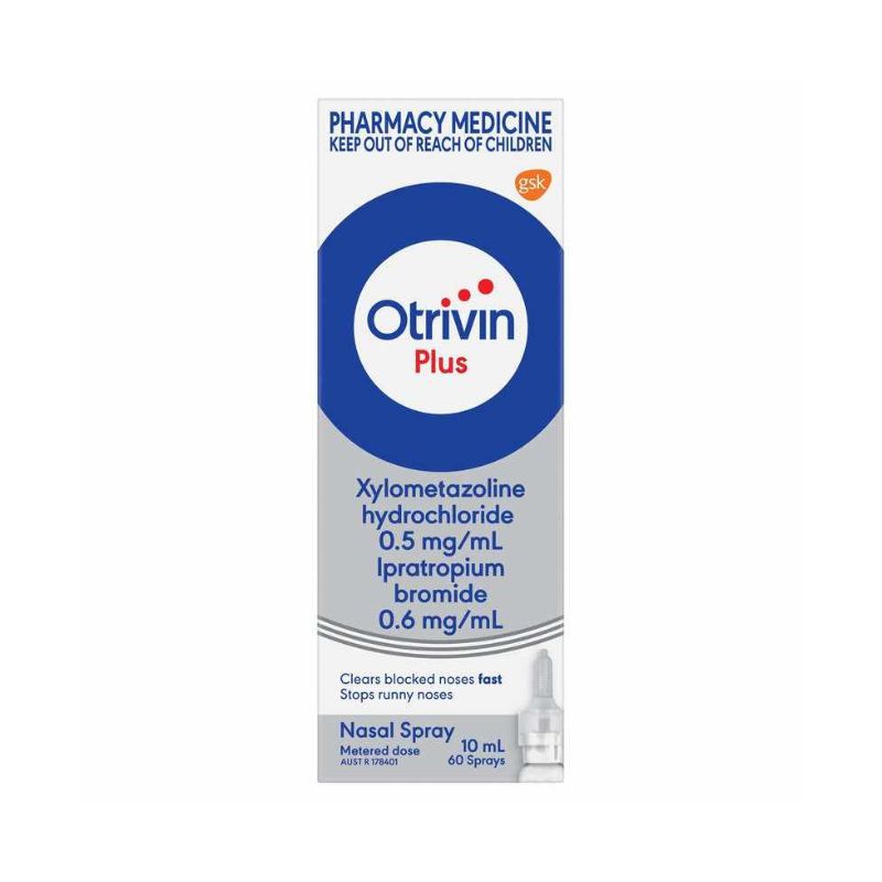 Otrivin PLUS Nasal Spray 10ml — Highbrook Pharmacy