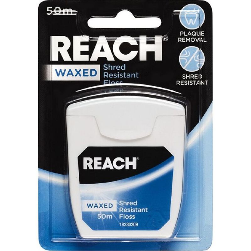 REACH Waxed Floss 50m — Highbrook Pharmacy