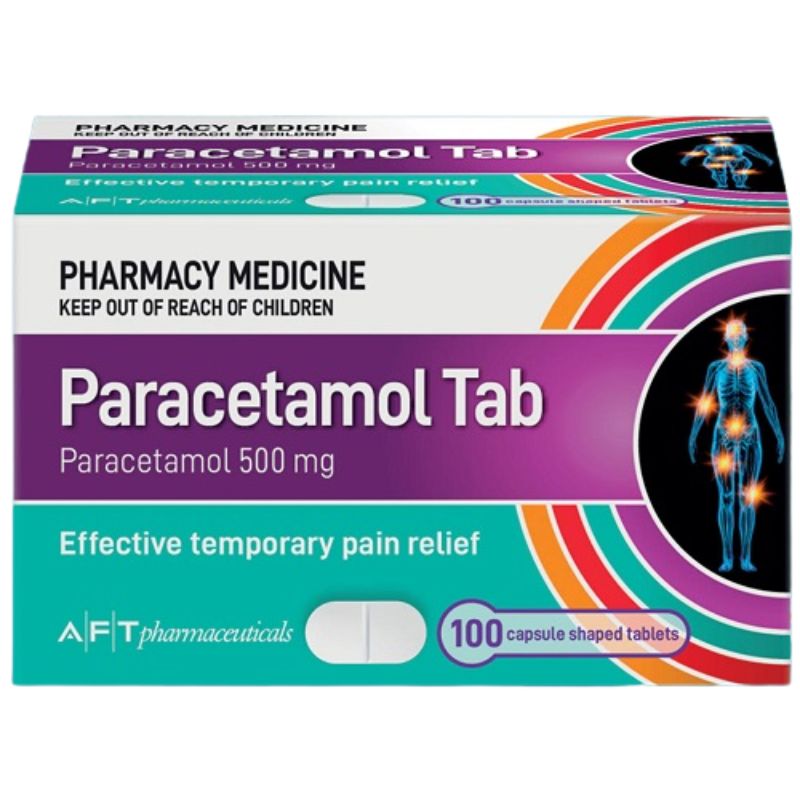 AFT Paracetamol Tab 500mg Tablets 100 — Highbrook Pharmacy