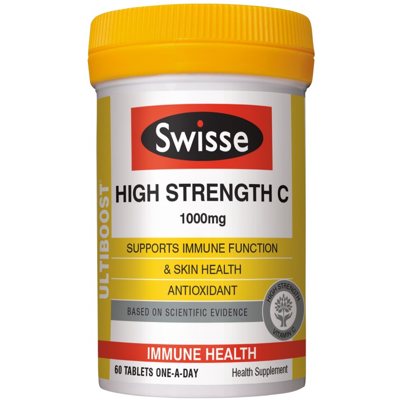 Swisse High Strength Vitamin C + Zinc Powder 150g - Orange — Highbrook Pharmacy