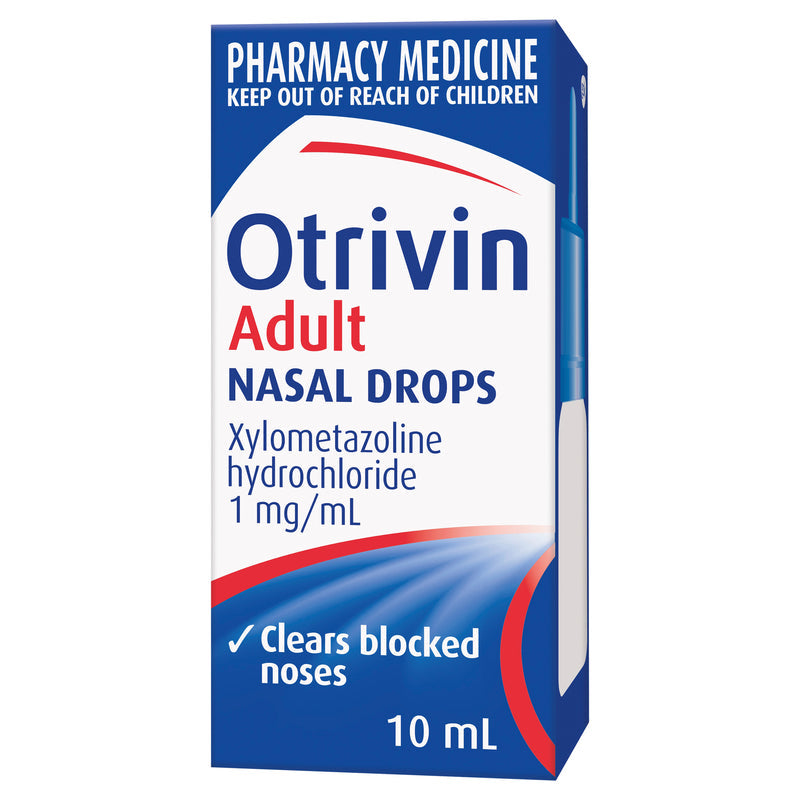 Otrivin ADULT Nasal Drops 10ml — Highbrook Pharmacy