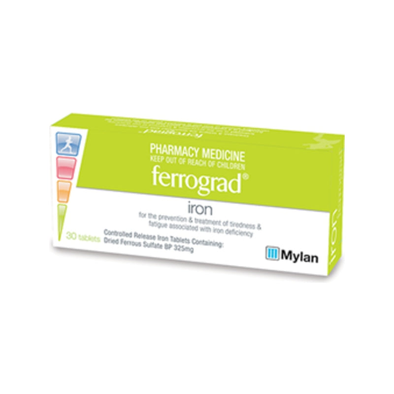 Ferrograd Iron Tablets 30 — Highbrook Pharmacy